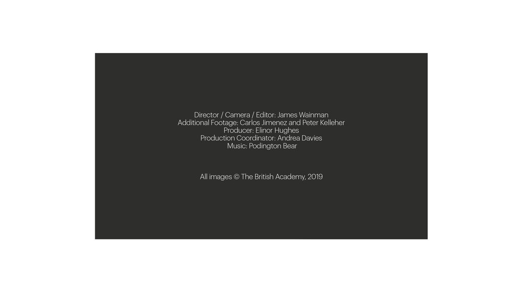 Video | The British Academy