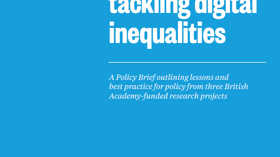 Developing digital inclusion networks and tackling digital inequalities ...