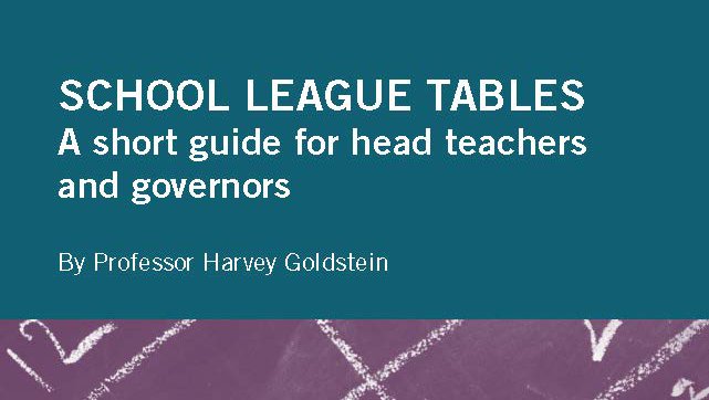 School league tables: a short guide for head teachers and governors ...