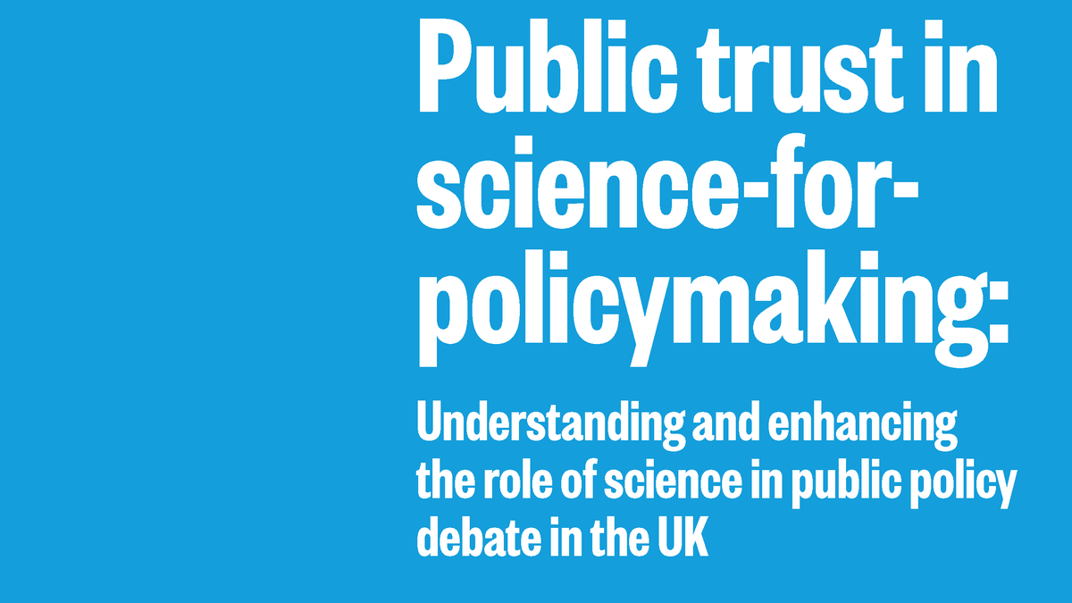 Public trust in science-for-policymaking | The British Academy