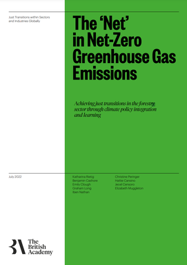 The ‘Net’ in Net-Zero Greenhouse Gas Emissions: Achieving just ...