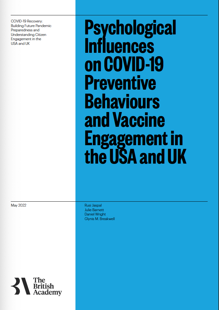 Psychological Influences on COVID-19 Preventive Behaviours and Vaccine Engagement in the USA and ...