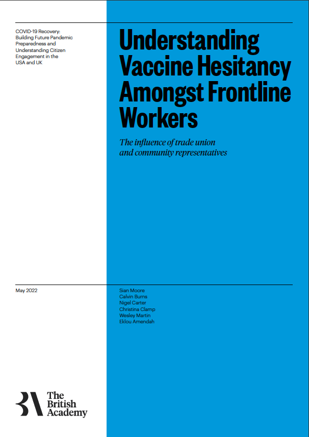 Understanding Vaccine Hesitancy Amongst Frontline Workers | The British ...