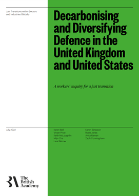 Decarbonising and Diversifying Defence in the United Kingdom and United ...